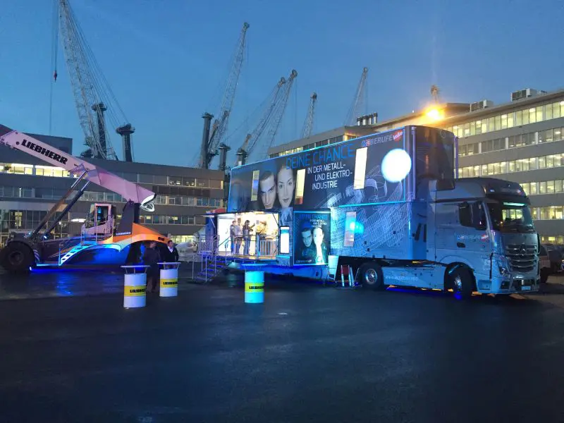 Mit dem ME-Truck live vor Ort